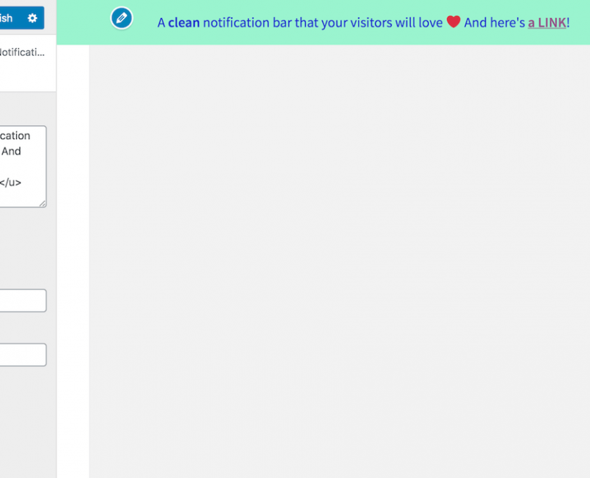 Notibar - Notification Bar for WordPress - Ninja Team