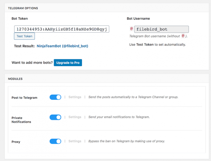 6 Best WordPress Telegram Plugins - Ninja Team