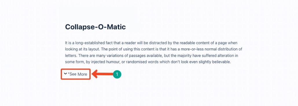 How To Add A Collapsible/Expandable Text Area In WordPress - Ninja Team