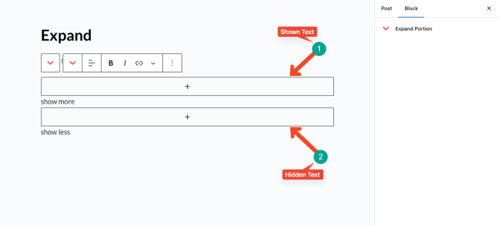 How To Add A Collapsible/Expandable Text Area In WordPress - Ninja Team